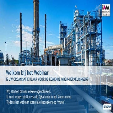 Webinar - Bent u klaar voor de komende WBDA-herkeuringen van ...