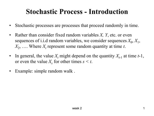 stochastic processes-2.ppt stochastic processes-2.ppt