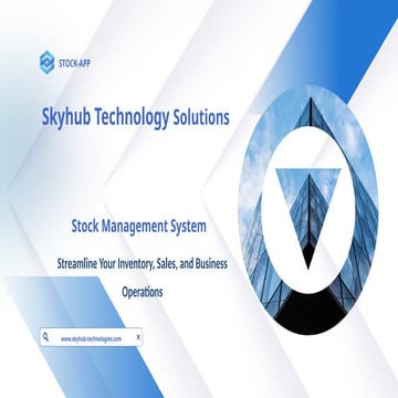 Stock Management Presentationmanagement Presentationmanagement