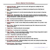 Stock Market Terminology for Beginners | PDF