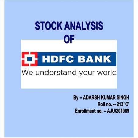 Stock Analysis of HDFC Bank.pptx