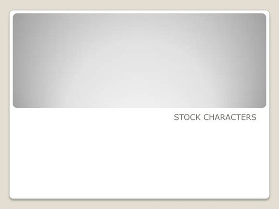 character prfile | PDF