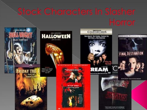 Stereo-typical Horror Characters | PPT