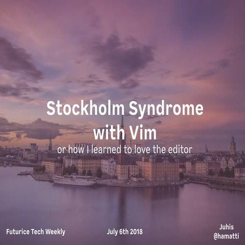 Stockholm syndrome: or how I learned to love the editor | PDF