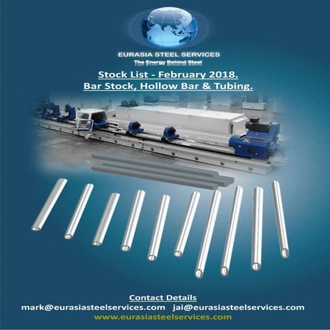 Eurasia Steel Services Stock List February 2018 | PDF