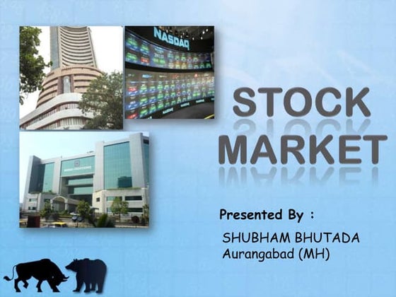 Stock markets presentation | PPTX