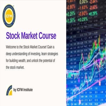 Mastering the Stock Market: A Comprehensive Course for Investors | PPT