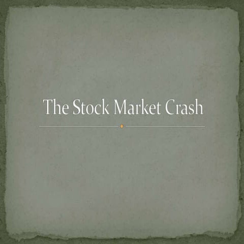 Bank failures | PPTX