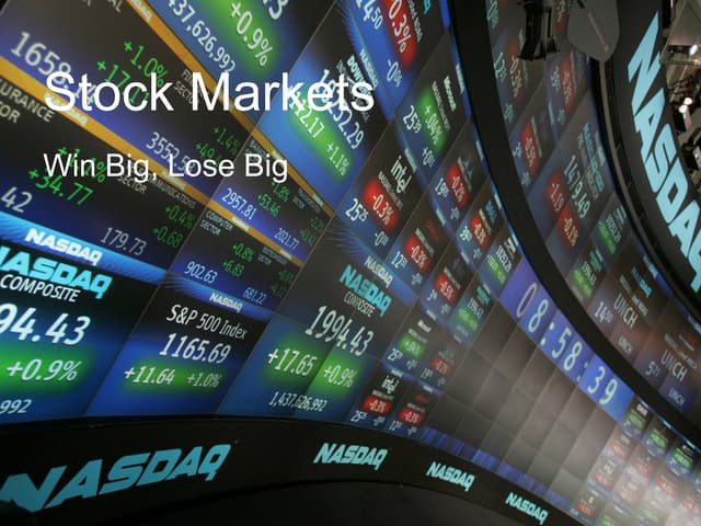 Basics of Stock Market for beginners pptx | PPTX