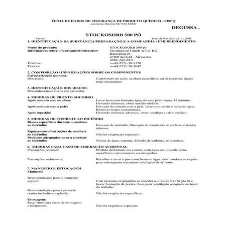 Stockosorb 500 po | PDF