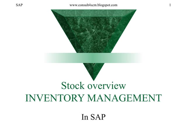 Movement types-in-sap-mm | PDF