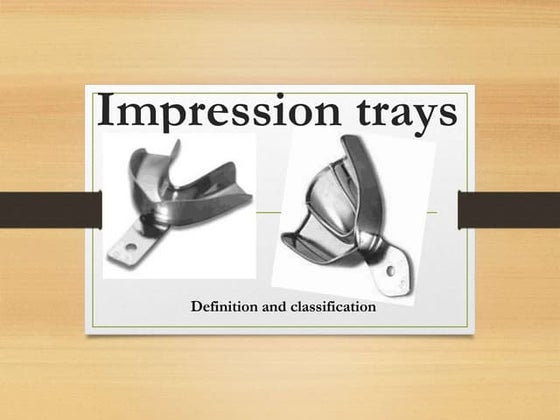 Special tray prosthodontics | PPT