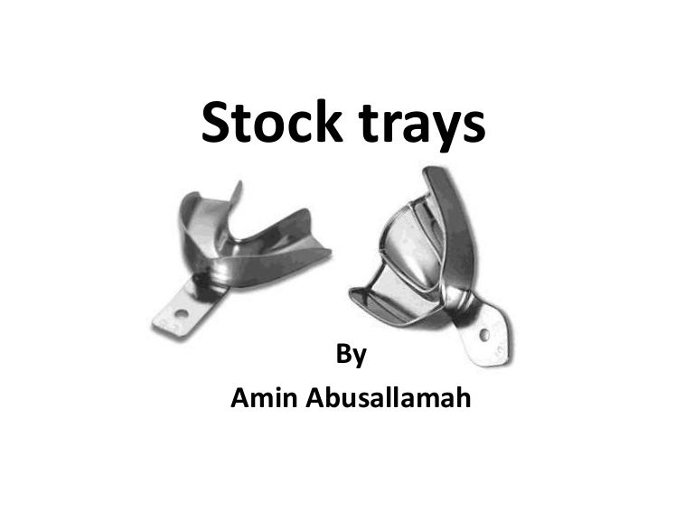 Stock Trays stock-trays