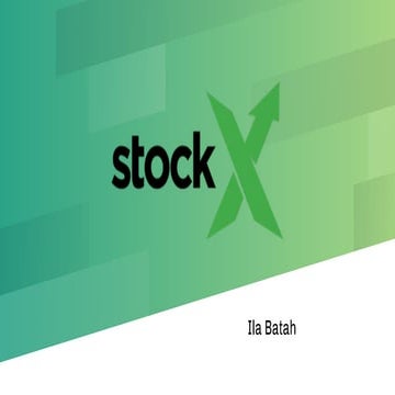 Stock x company presentation | PDF