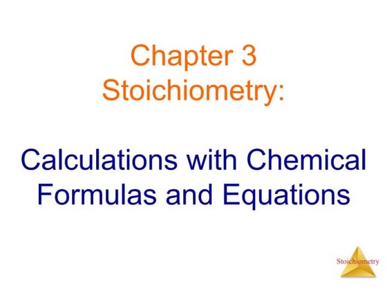 Stoichiometry PowerPoint | PPT