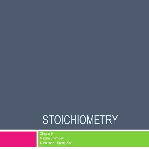 Stoichiometry chapter9-120228101524-phpapp02 | PPT