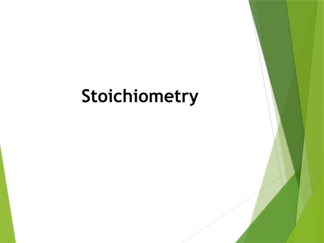 Before, Change, After (BCA) Tables for Stoichiometry | PPT