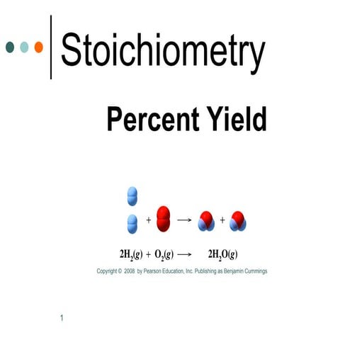 powerpoint on Percent Yield with Tons of Examples | PPT