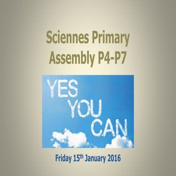 Sciennes P4-7 Assembly Stoicism 15th January 2016 | PPTX | Primary Education | Education