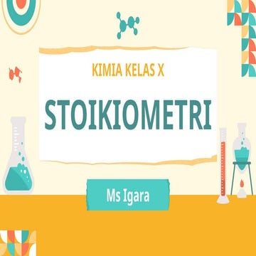 Stoikiometri Kelas 10 (Kadar Zat dan Molaritas).pptx