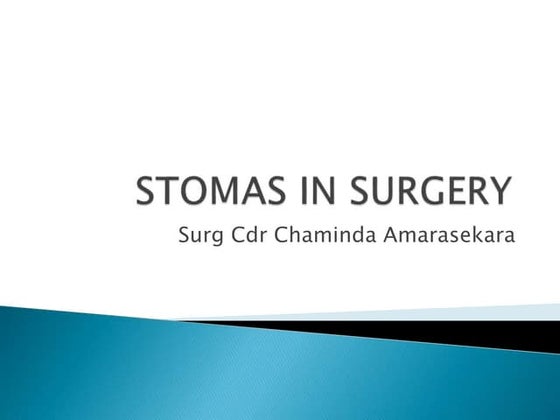 Stoma | PPT