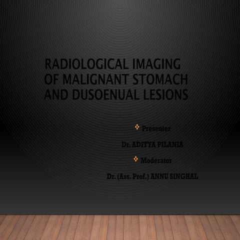 stomach malig.pptx importanact stomach and duodenal malginancies | PPT