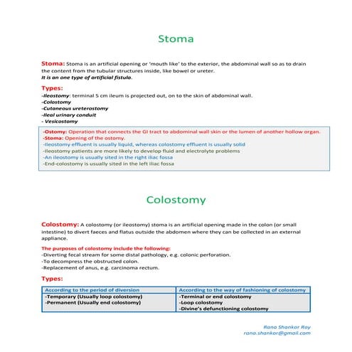 Colostomy | PDF | Digestive Disorders | Diseases and Conditions