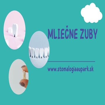 Mliecne zuby | PPT