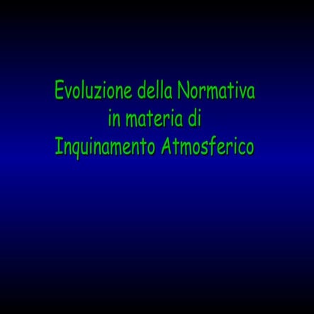inquinamento atmosferico | PPT
