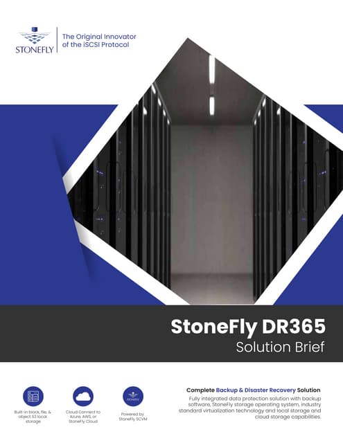 Complete Backup And Disaster Recovery Solution Stonefly Pdf