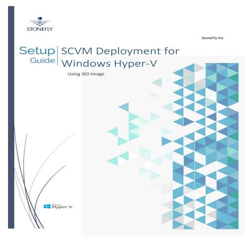 StoneFly-SCVM-Hyper-V-VM.pdf StoneFly-SCVM-Hyper-V-VM | PDF