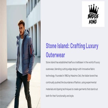 Stone Island Patch Badge: A Symbol of Streetwear Excellence | PDF