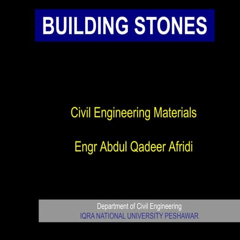 Building Stone | PDF