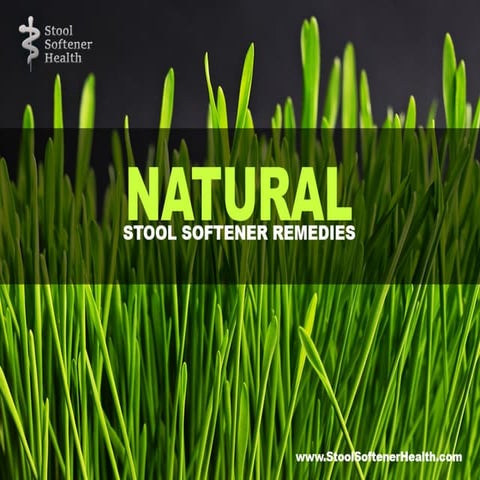 Natural Stool Softener Remedies | PDF