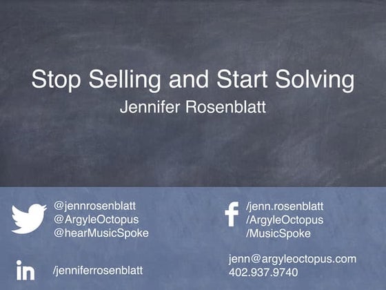 7 steps to solving your selling problems | PPT