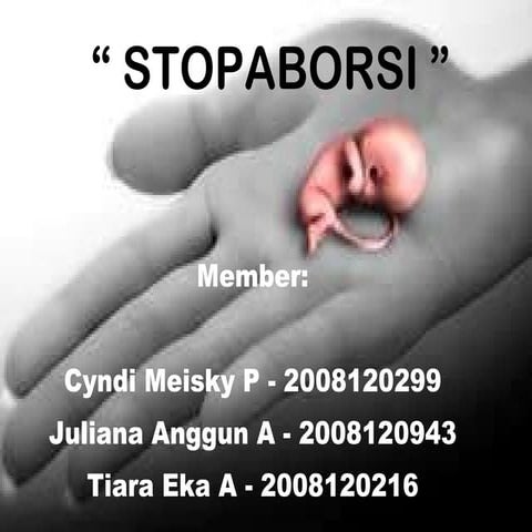 stop aborsi | PPT