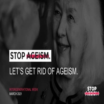 Let's get rid of Ageism | PPTX | Debated Sensitive Social Issues ...