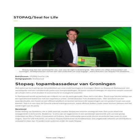 StopaQ/ Seal For Life | PDF