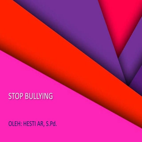 Materi ppt bullying (1) | PPTX