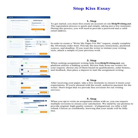 Stop Kiss Essay | PDF