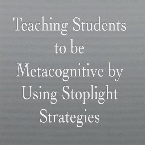 Stoplight Strategies | PDF