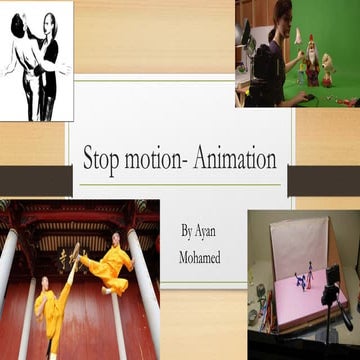 Stop motion animation | PPT