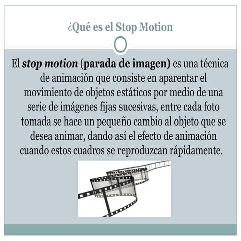 Stop motion | PPTX