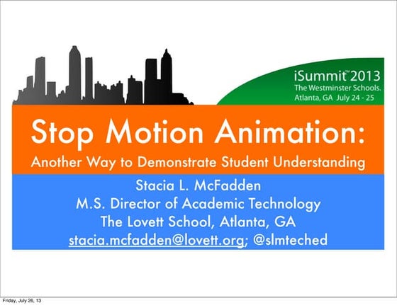 Stop motion animation 2014 | PPT