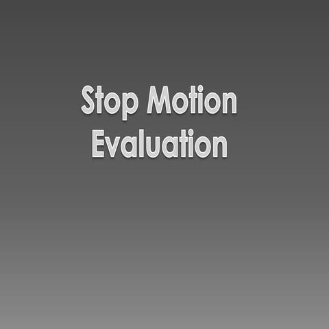 Line Stop Motion Presentation | PPTX