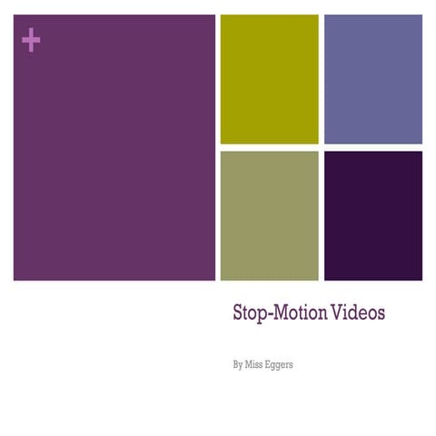 Stop Motion animation Intro presentation PPT.pptx