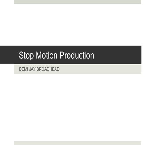 Stop motion powerpoint | PPTX