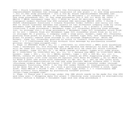 Sto process | TXT