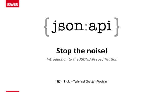 Stop The Noise Introduction To The Jsonapi Specification In Drupal 9256