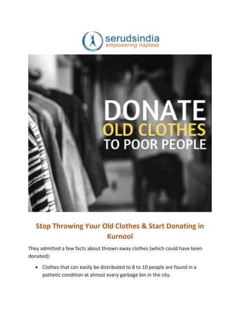 Donate Blankets To Orphanage, Old Age Homes & Homeless People | PPT